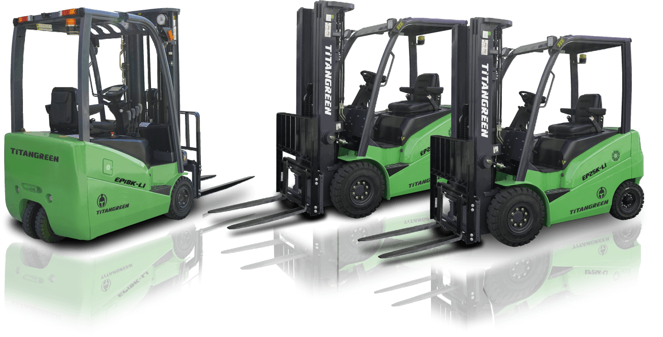 Titan Green – LITHIUM POWERED ELECTRIC FORKLIFTS